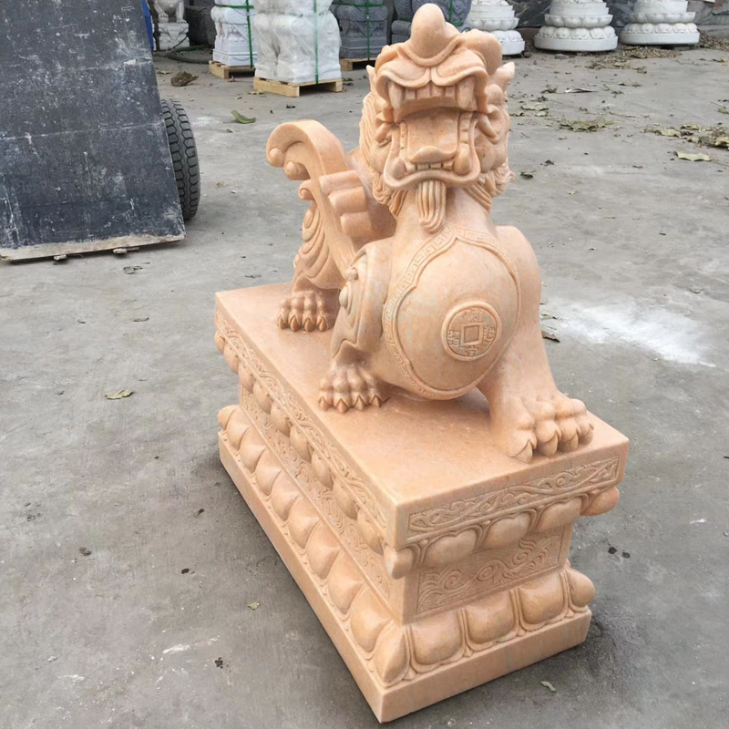 Marble Kirin Sculpture