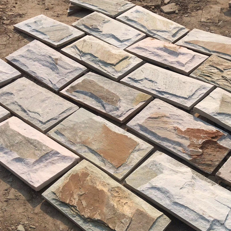 Multicolor Natural Quartz Mushroom Wall Stone